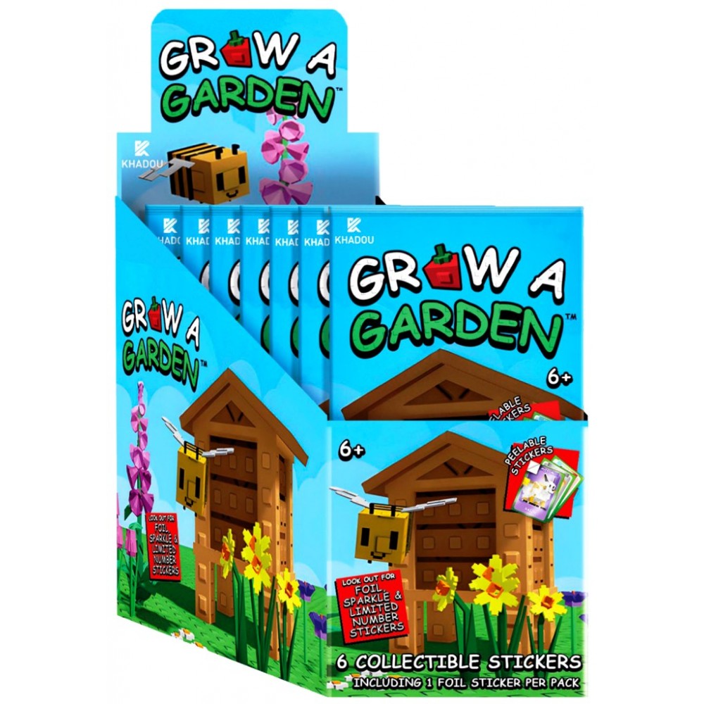 Grow a Garden (Roblox) Sticker Card Packs CDU
