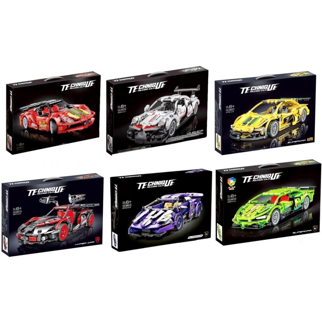 Blocks Tech 52cm Large Racing Car Building Sets