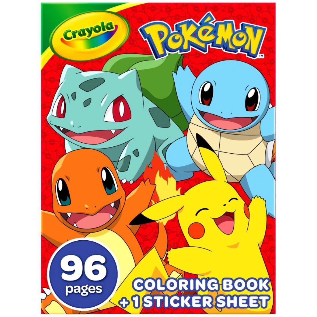 Crayola Pokemon 96-page Colouring Book