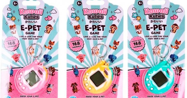 Kawaii Kuties E-Pet Game - 3 assorted