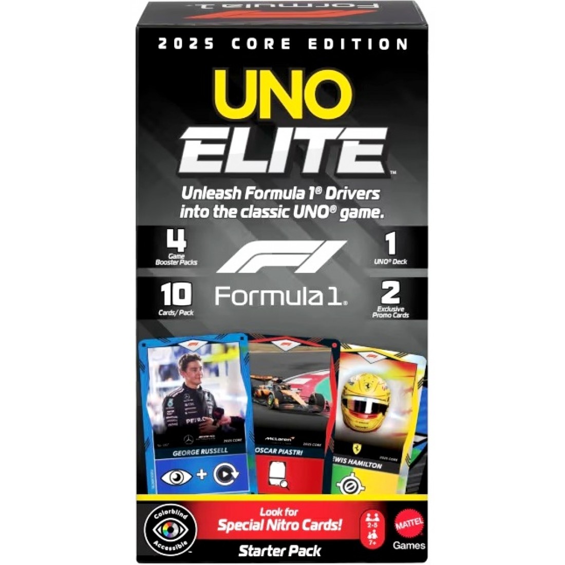 UNO Elite Formula 1 2025 Core Edition Starter Pack
