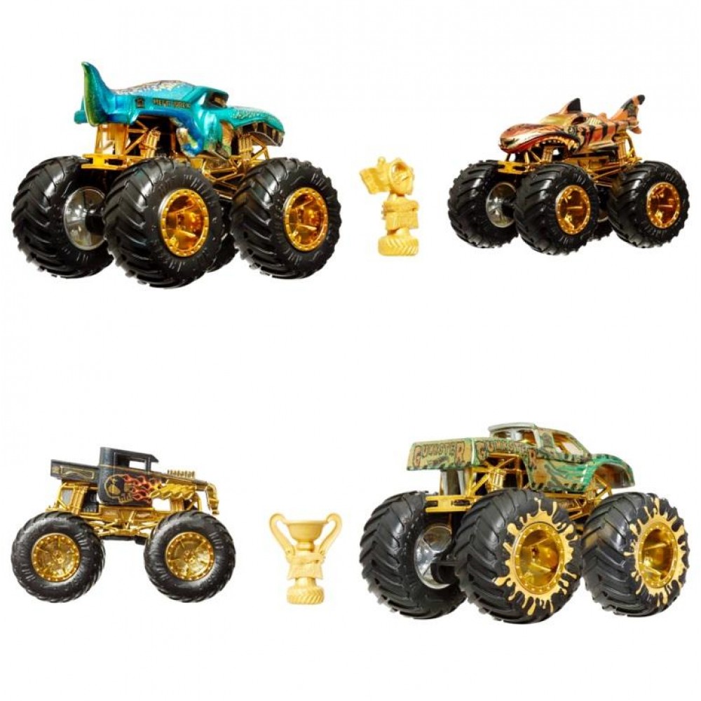 Hot Wheels Monster Trucks Trophy Champions 50th Anniversary Assortment