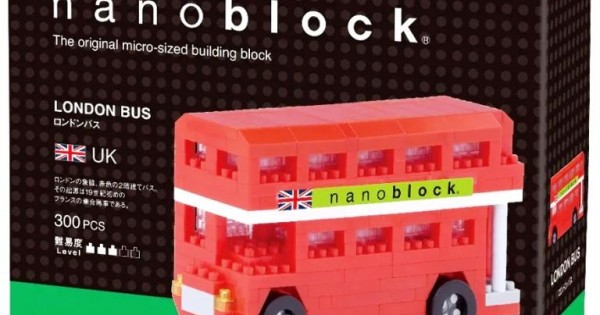 Nanoblock 'Sights To See' Series - London Red City Bus