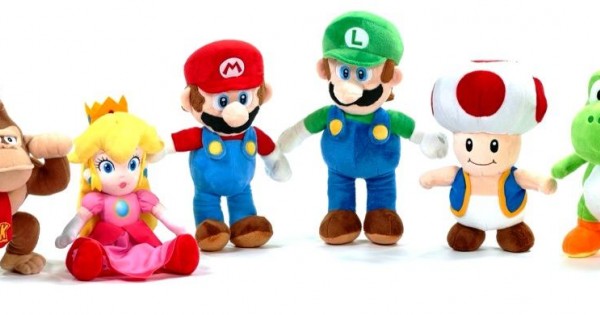 Mario 14" Plush Assortment with Princess
