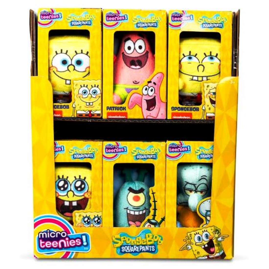 SpongeBob Squarepants Micro Teenies Boxed Plush CDU