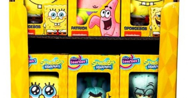 SpongeBob Squarepants Micro Teenies Boxed Plush CDU