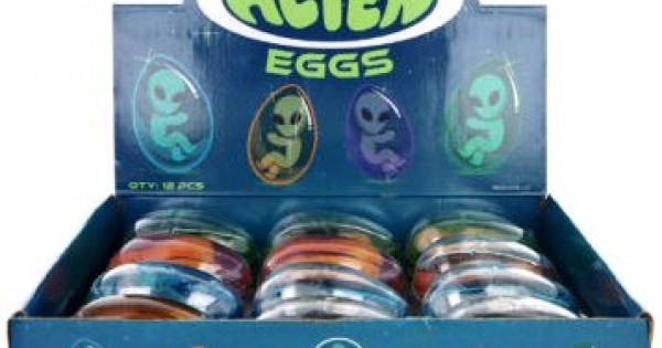 Giant Alien Egg with Baby