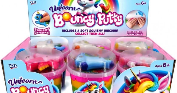 Unicorn Bouncy Putty in Large Tub