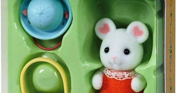 Sylvanian Families Marshmallow Mouse Baby