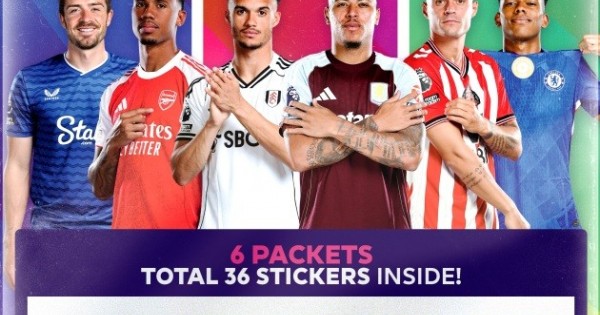 Premier League 2026 Official Stickers Multipack