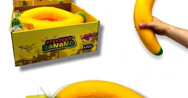Giant 18" / 45cm Stretchy Banana in CDU