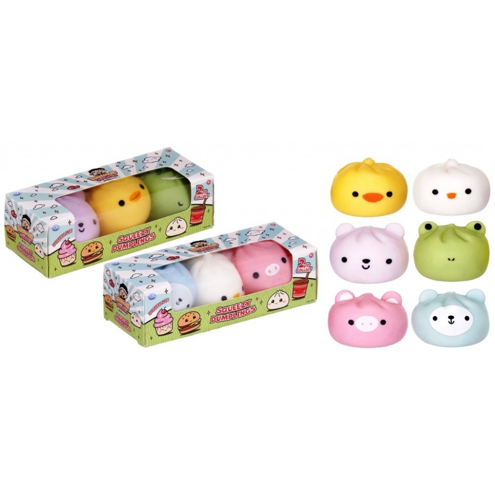 Squeezy Dumpling Kawaii Animal Faces in Window Box