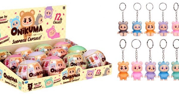 Onikuma 3D Keychain 55mm Surprise Capsules