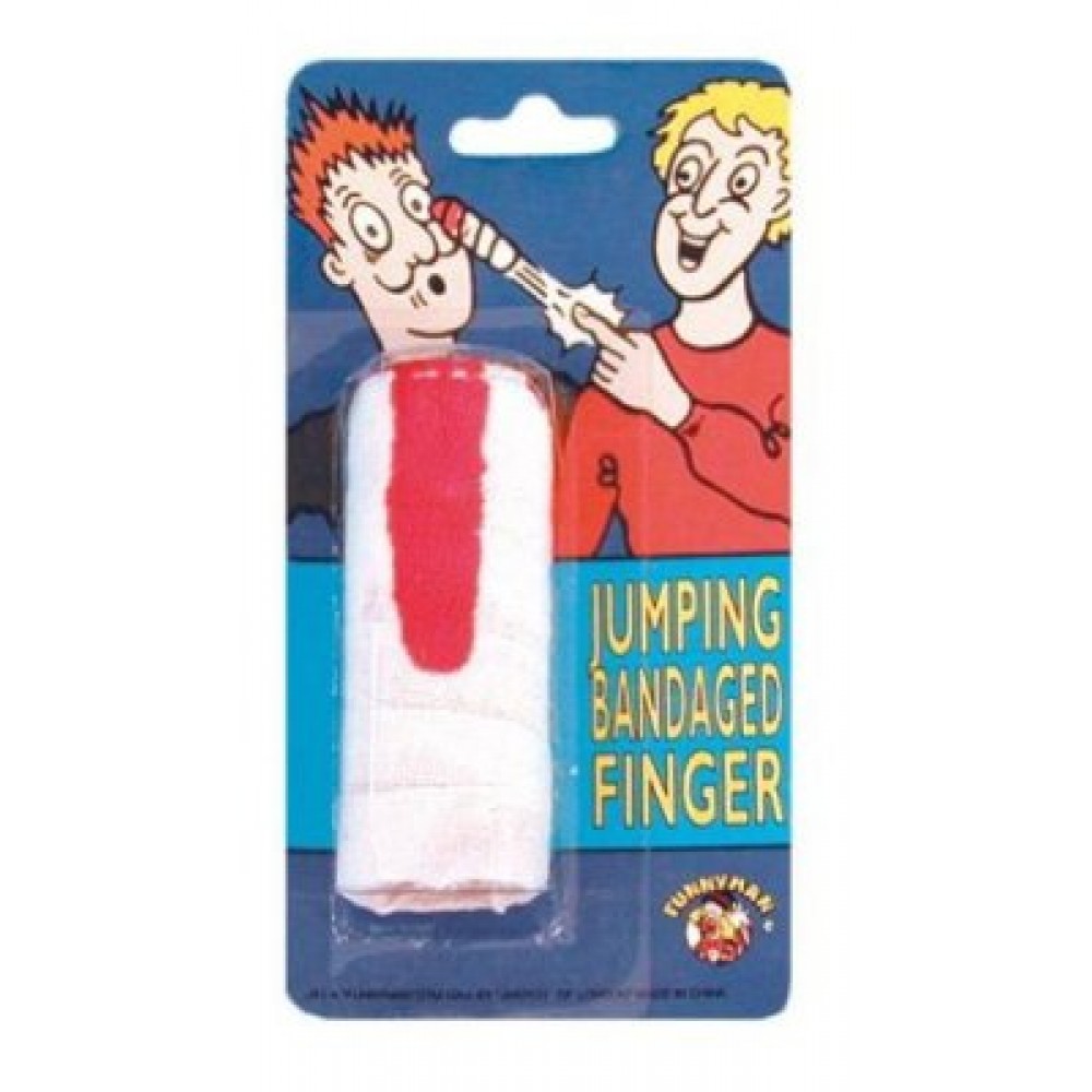 Jokes Jumping Bandaged Finger